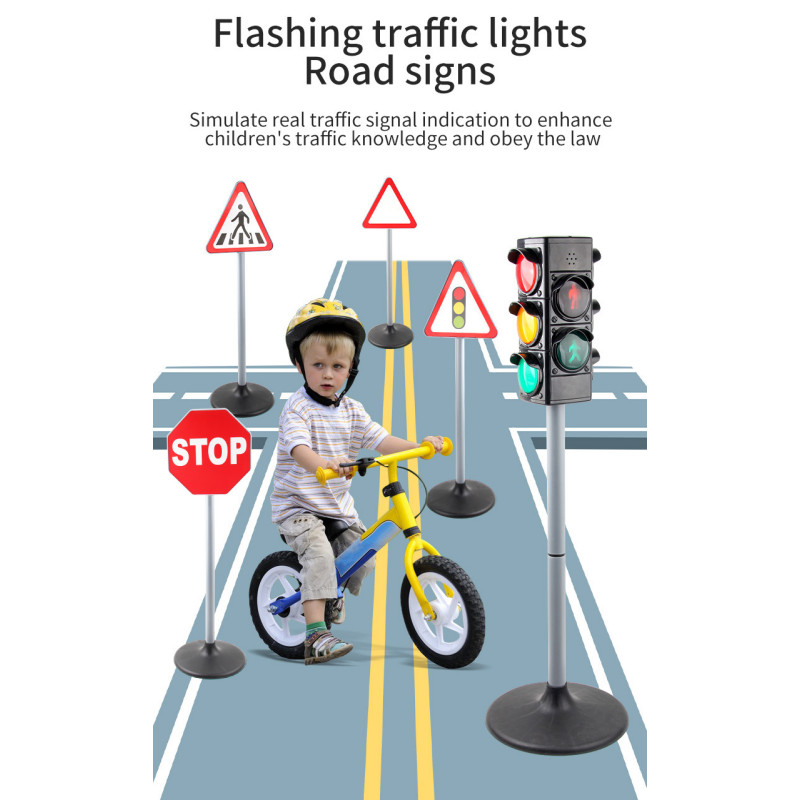 Super sized traffic safety simulation signal lights, traffic lights ...
