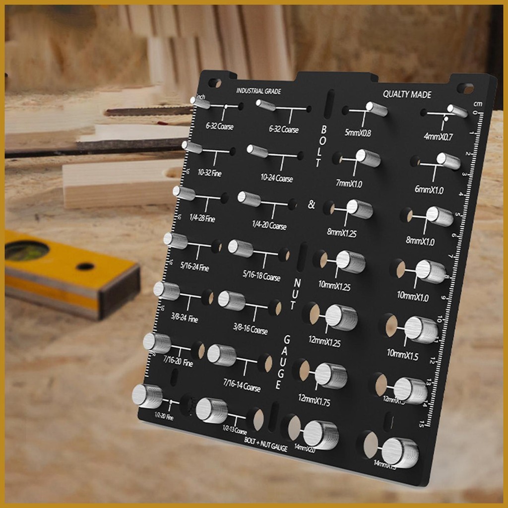 Bolt Size And Thread Gauge Bolt Size Gauge Imperial And Metric Thread ...