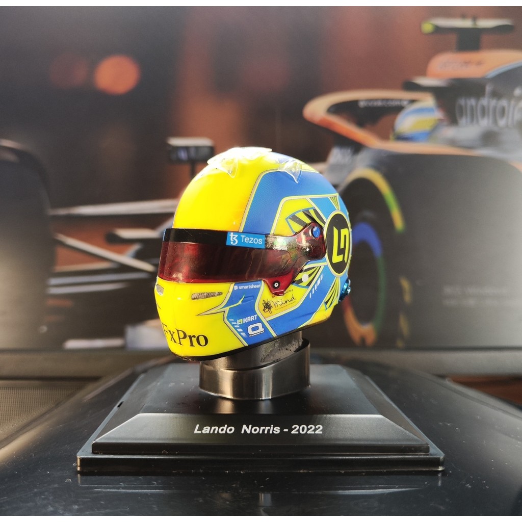F1 Helmet Model 1: 5 Spark Norris 2022 Helmet McLaren MCL36 Norris ...