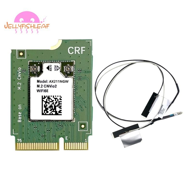 AX211NGW WiFi 6E Card+2XAntenna 2.4G&5G&6G M.2 CNVio Bluetooth 5.3 802 ...