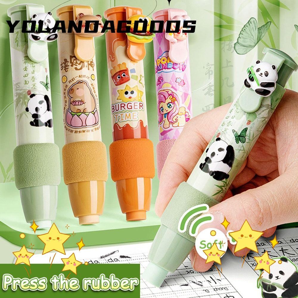 YOLA Eraser Stick, Capibara Replaceable Core Eraser, Portable ...
