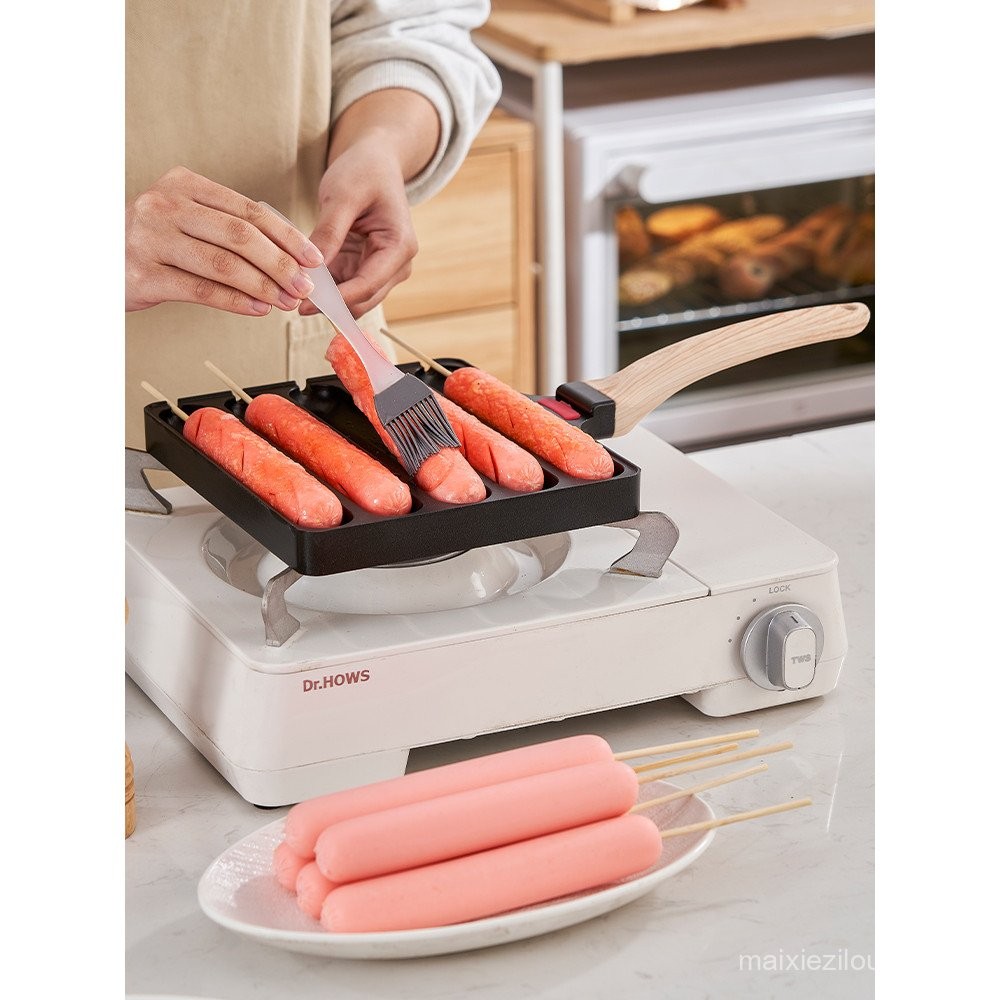 Starch Sausage Grill Machine Hot Dog Sausage Pan Five-Regulated ...