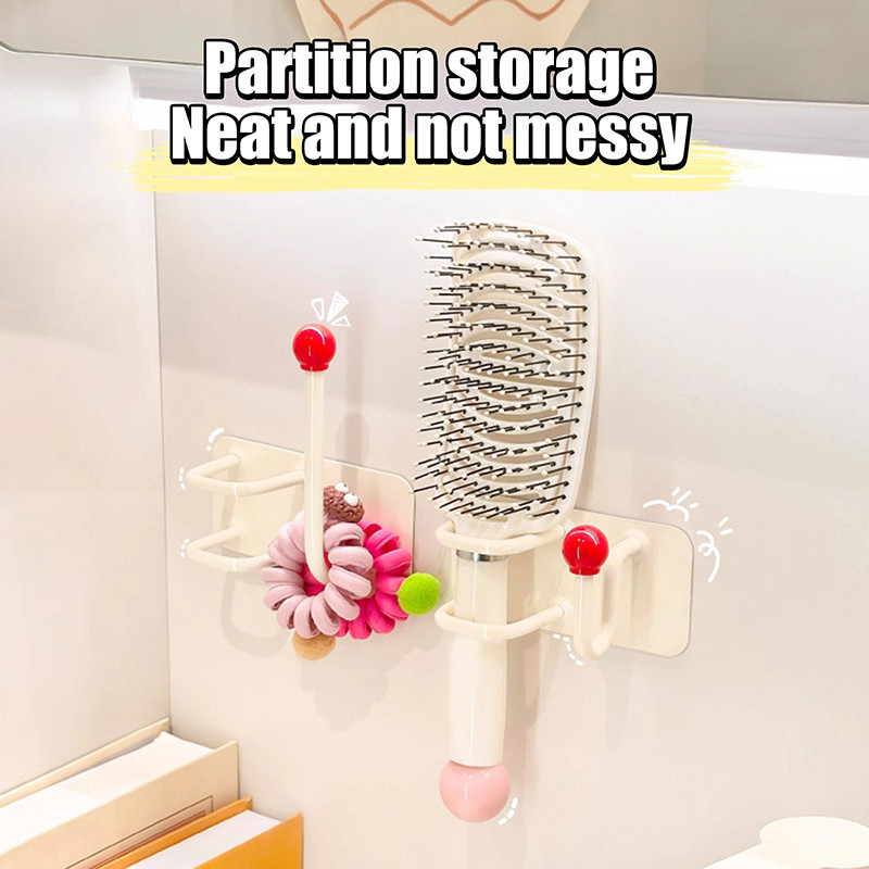 [eetmo] Hair Ring Hair Hoop Head Rope Hook Bathroom Wall Hanging Comb ...