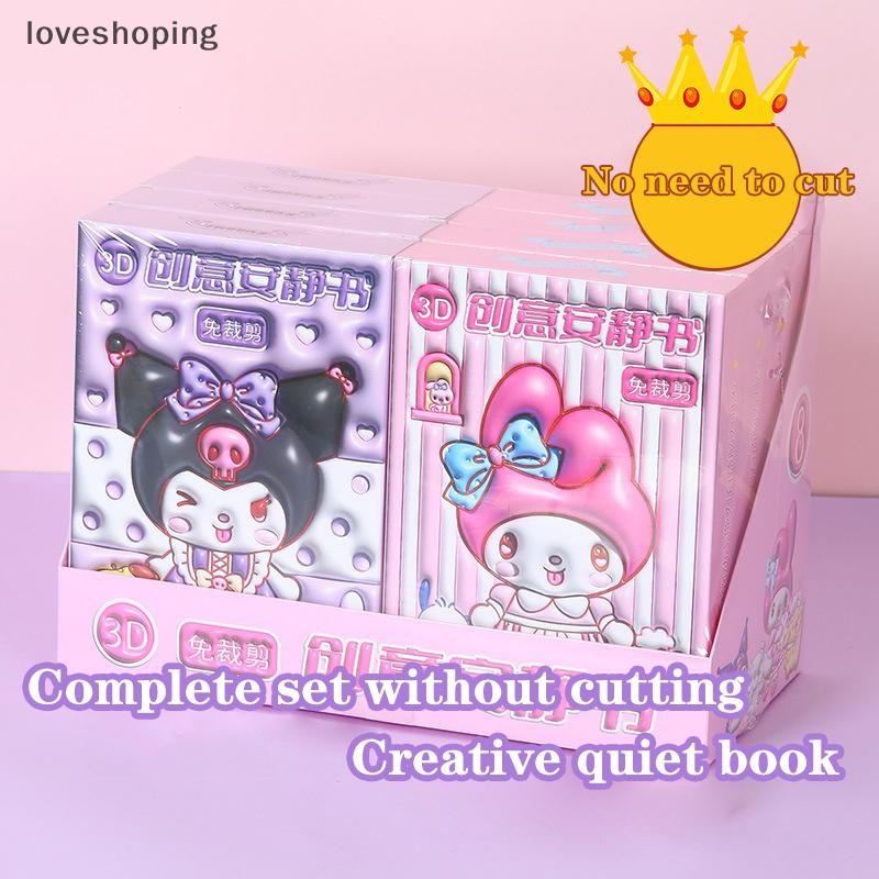 [Loveshoping] Sanrio Diy 3d Effect Quiet Book My Melody Sticker Games ...