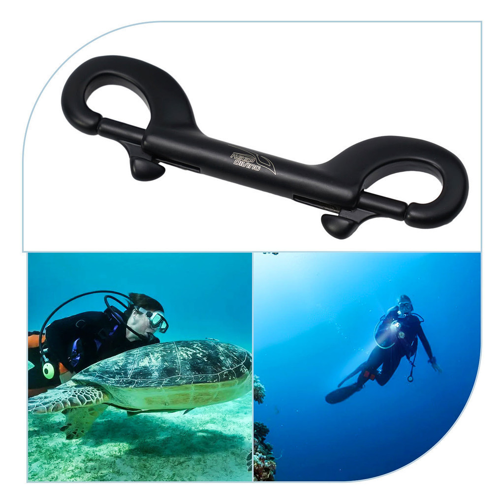 316 Stainless Steel Scuba Diving Double Ended Snap Hook 100mm BCD Accessories | Shopee Singapore