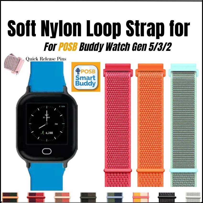 Nylon Strap for posb Smart Buddy Watch Bracelet Band Sport Wristband ...