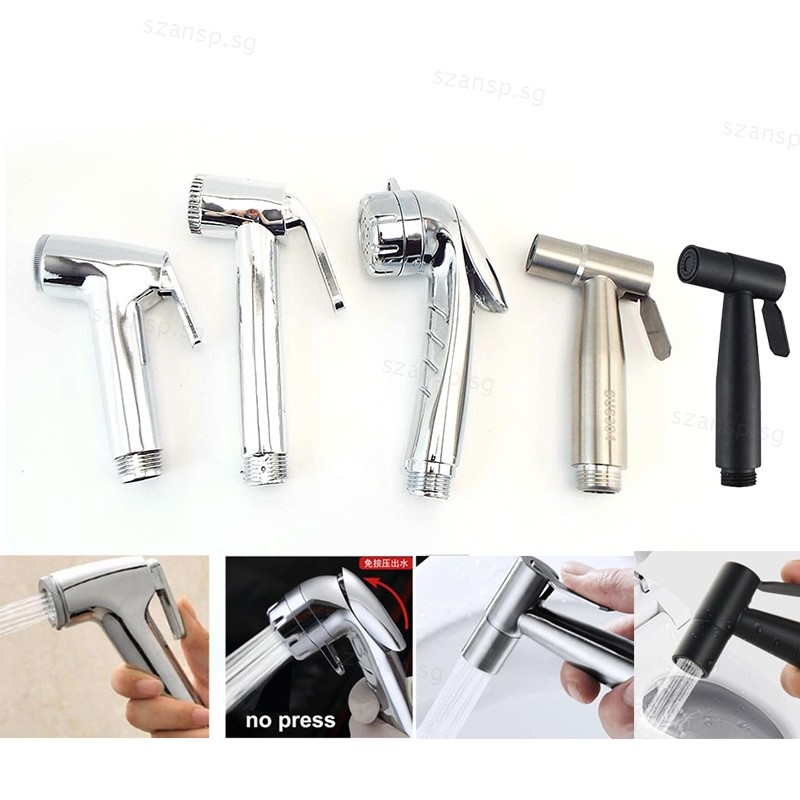 4 types Handheld Bidet Faucet Spray Shower Head ABS Stainless Bathroom ...
