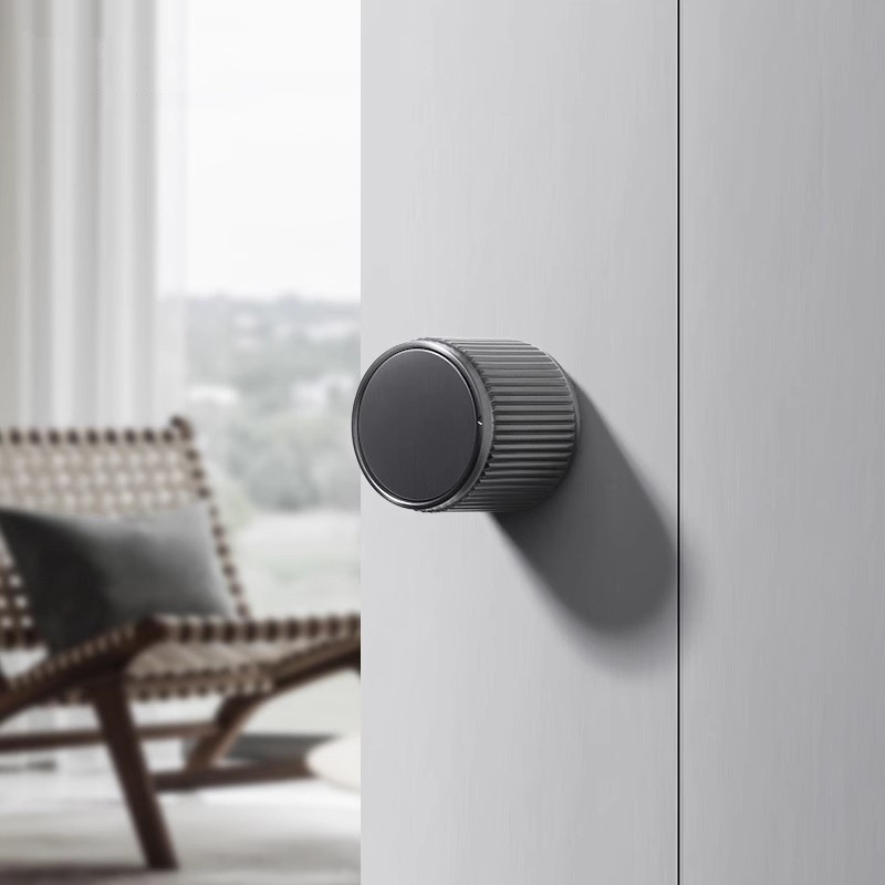 Minimalist Bedroom Spherical Door Lock Indoor Room Wooden Door Light ...