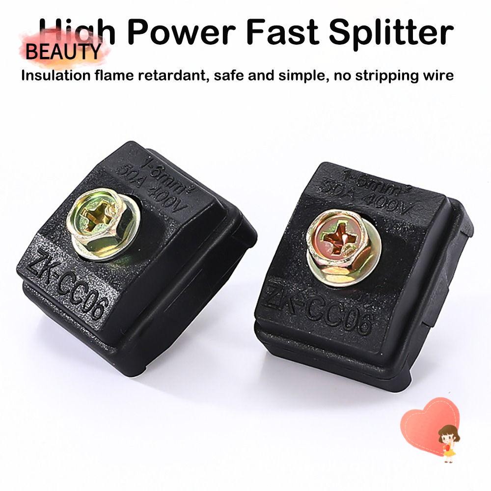 BEAUTY Wire Connector, T-type High Power Quick Terminal Block, Docking ...