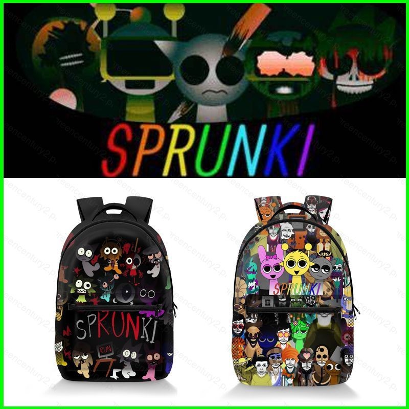 Gan Sprunki Incredibox Backpack for Student Large Capacity Lightweight ...