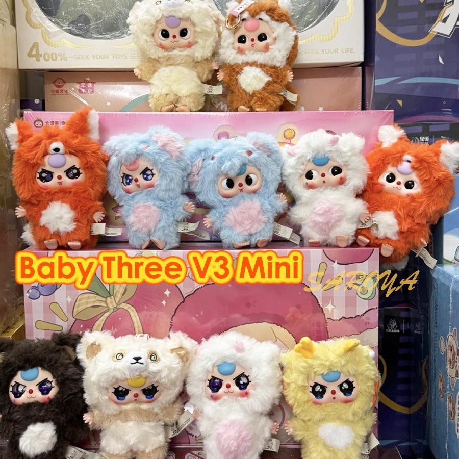 Blind Box Baby Three V3 Mini Series Plush Doll Baby Three Blind Box In ...