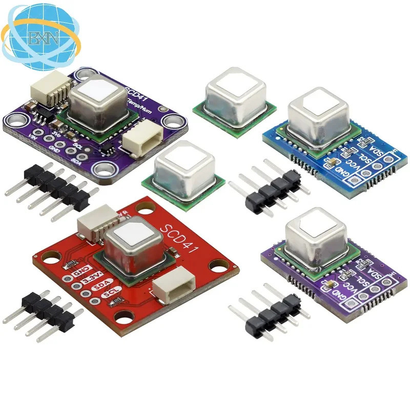 SCD40 SCD41 gas sensor module detects CO2 carbon dioxide temperature ...
