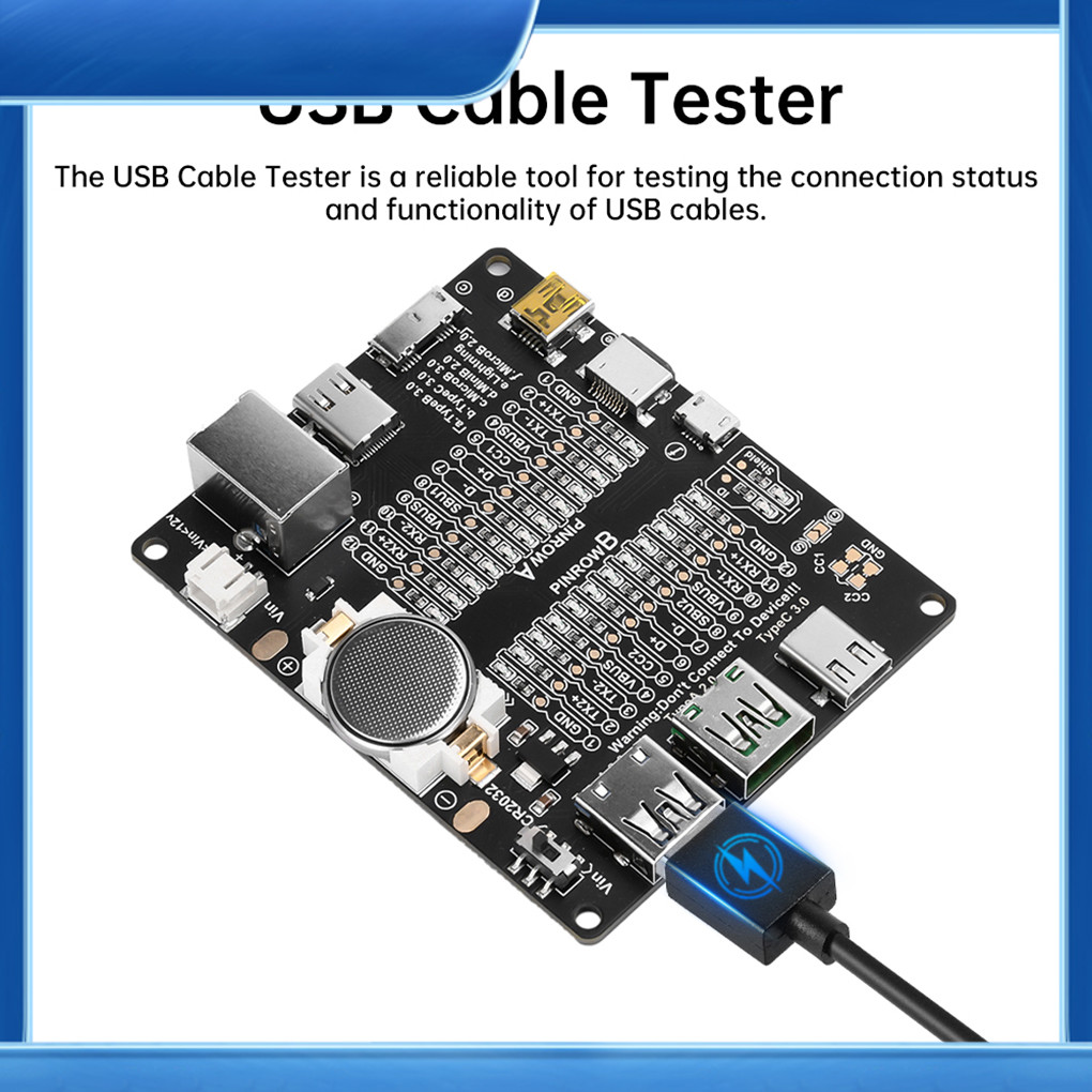 PCB Data Line Test Tool With Simple Intuitive For Type-C Usb Cable ...