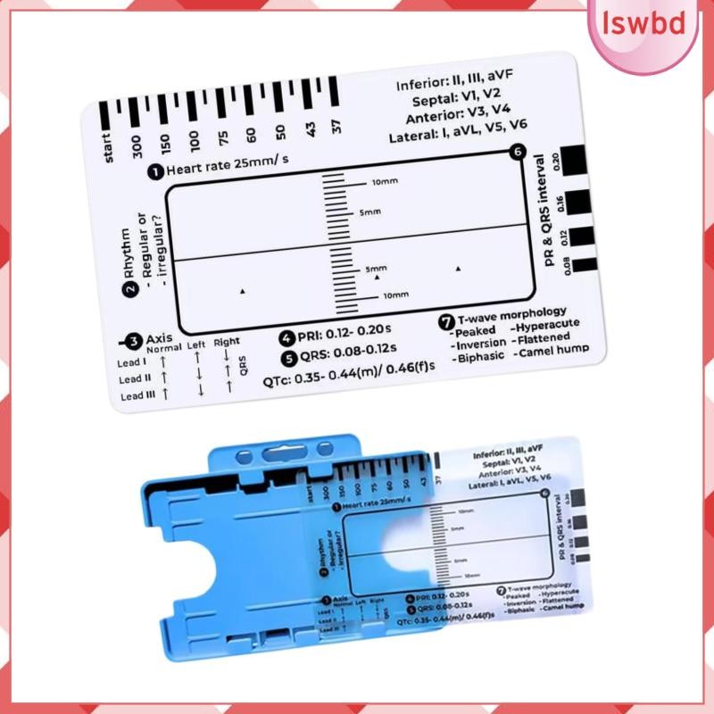 [lswbd] Ecg Ruler Ecg Assessment Tool Universal Transparent Portable ...