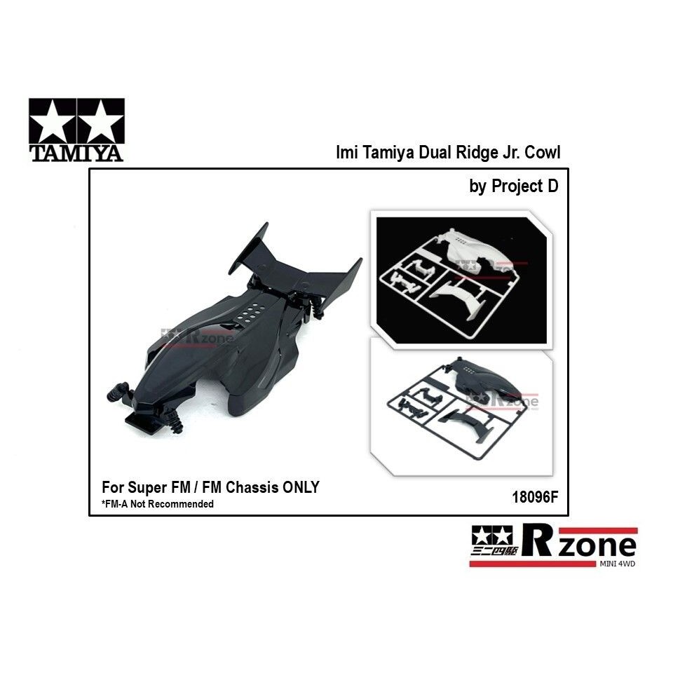 Imi Tamiya 18096F Dual Ridge Jr. Cowl (for Super FM / FM Chassis Only ...