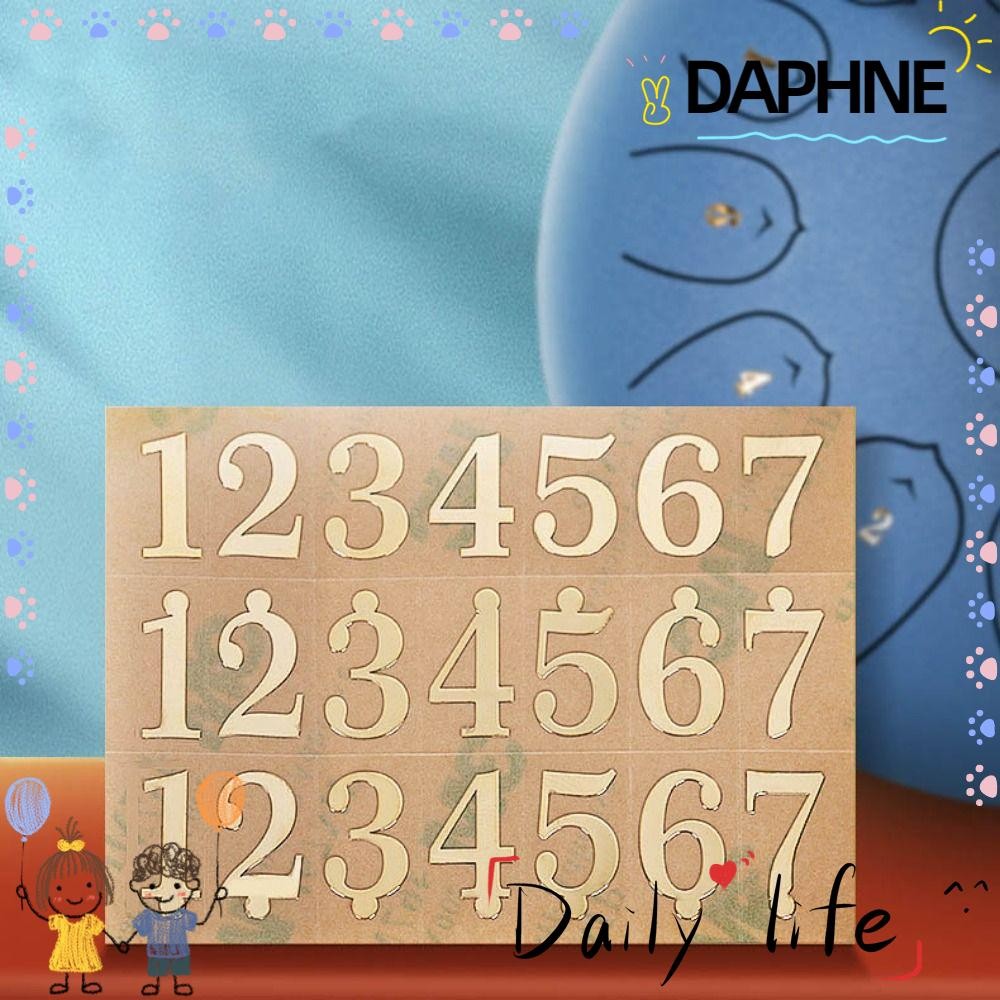 DAPHNE Label Sticker, 0.1mm Bronzing Note stickers, PVC Phonetic ...