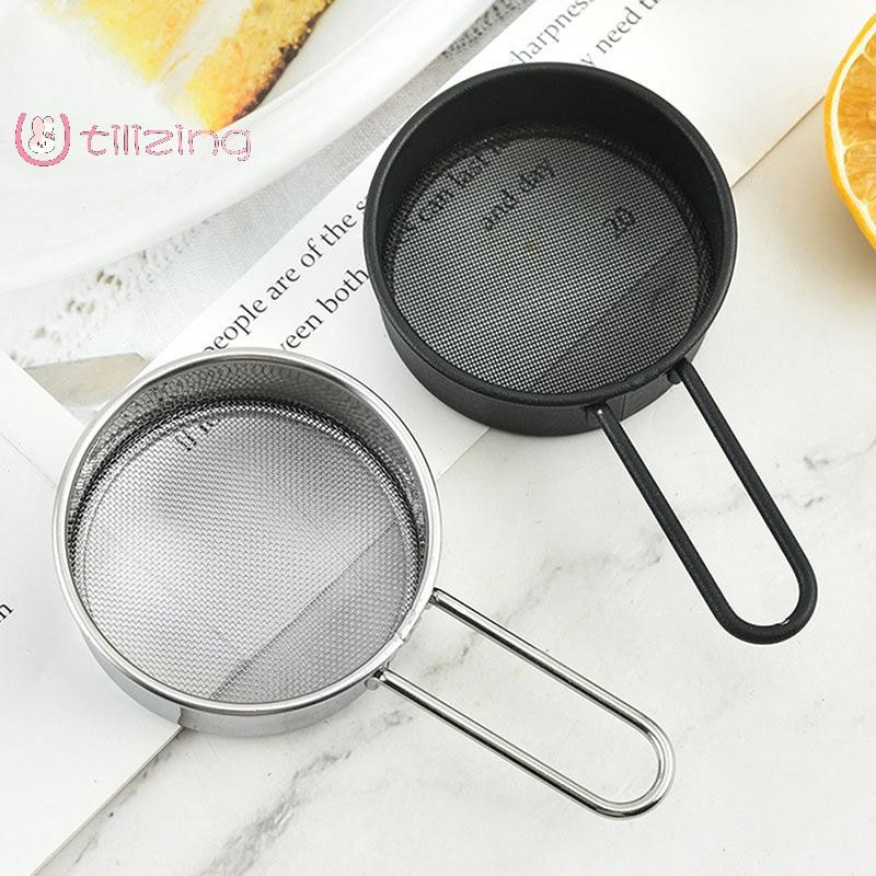 [UtilizingS] Fine Mesh Flour Sifter Hand-Held Stainless Steel Flour ...
