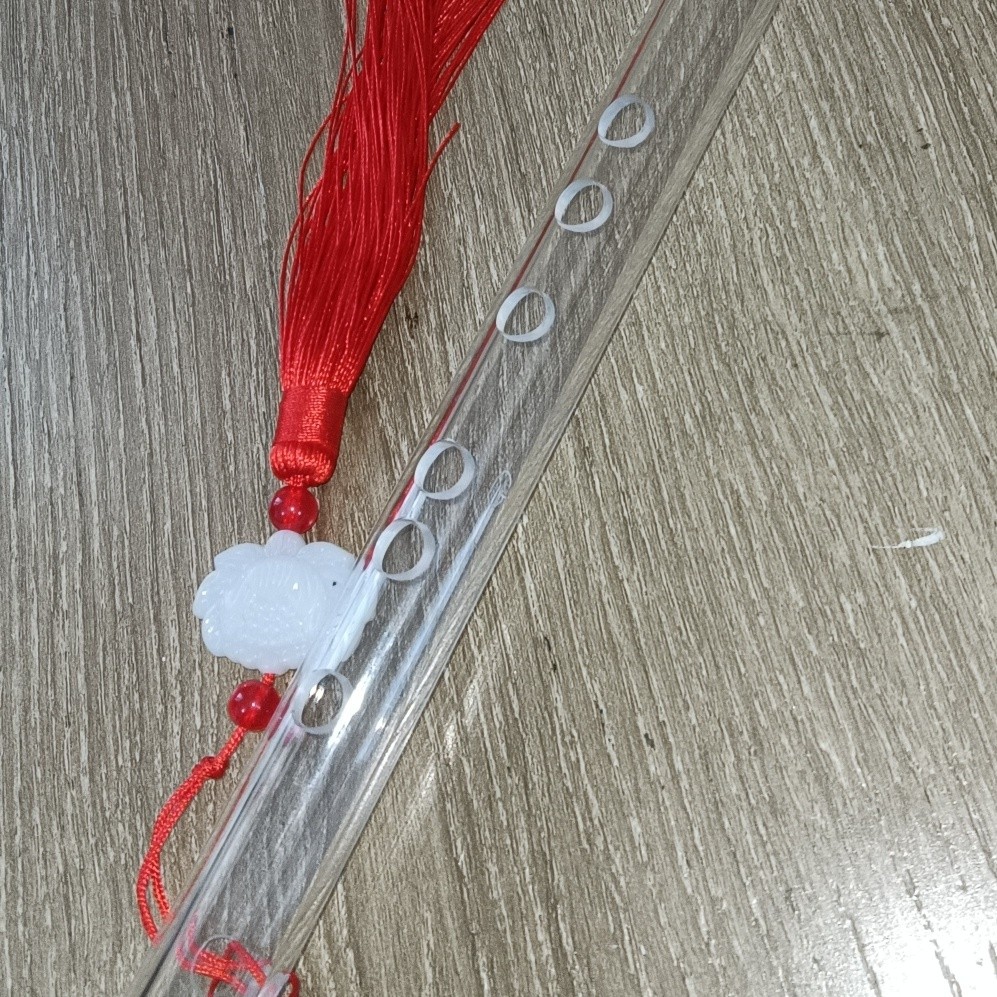 Organic Glass Flute Transparent Flute Acrylic Flute Traditional ...