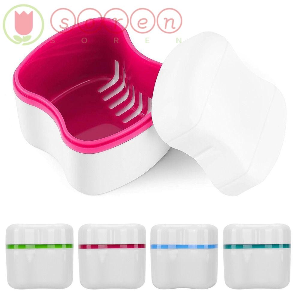 SOREN Retainer , Plastic Multiple Colors Denture Tray Box, Denture Box ...