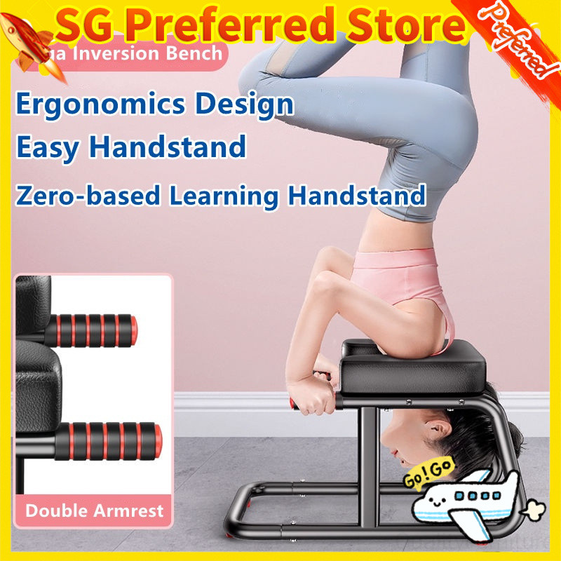 Yoga Inversion Bench Exercise Fitness Stool Inverted Ergonomics Design ...