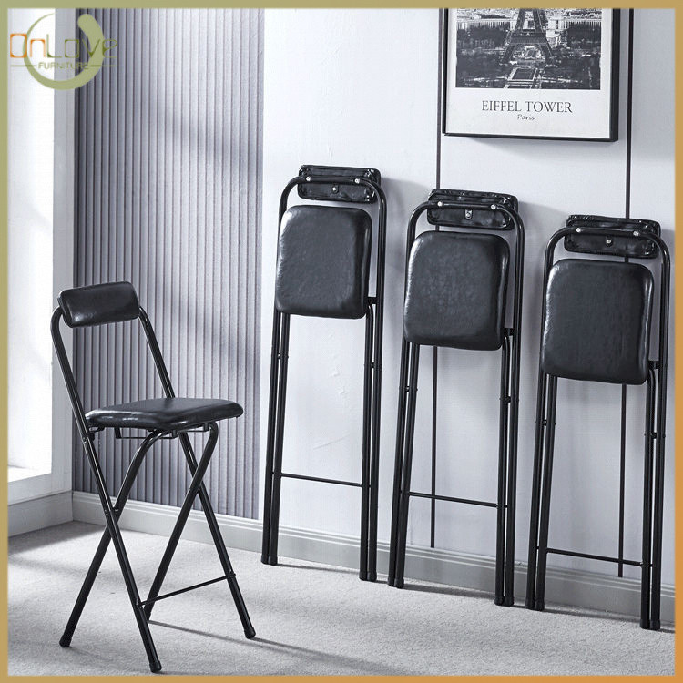 Portable Folding Bar Chair Front Desk Chair Installation-Free High ...