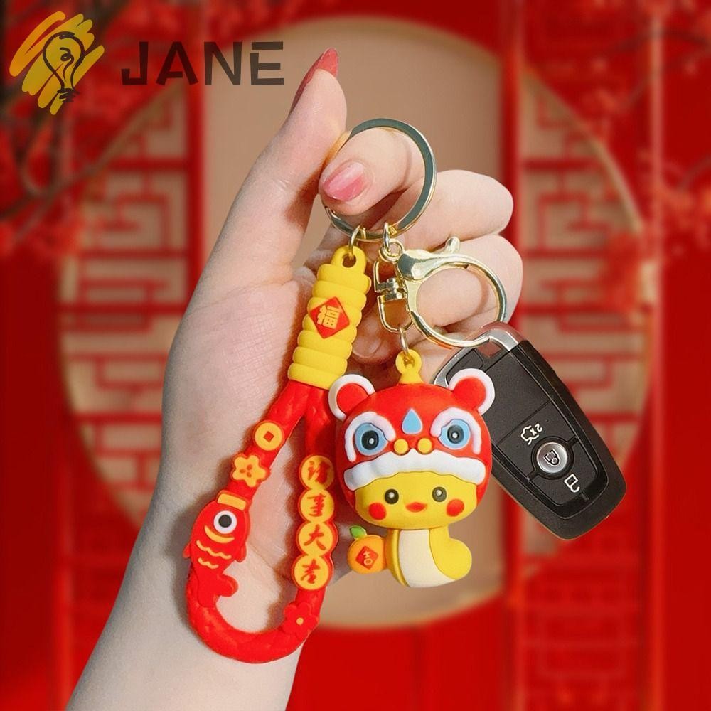 JANE Cartoon Snakelet Keychain, 2025 Snake Shape Key Chain, Chinese ...