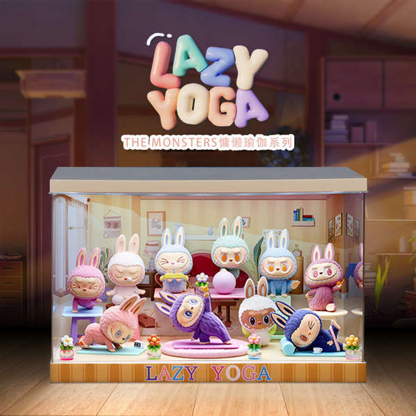 labubu hide and seek series labubu popmart Bubble Mart THE MONSTERS Labu Lazy Yoga Series Hand ...