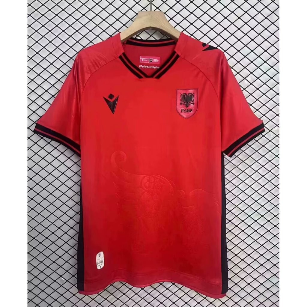 Fan Version 2025/26 Albania Home and Away Third Set Men's Football ...