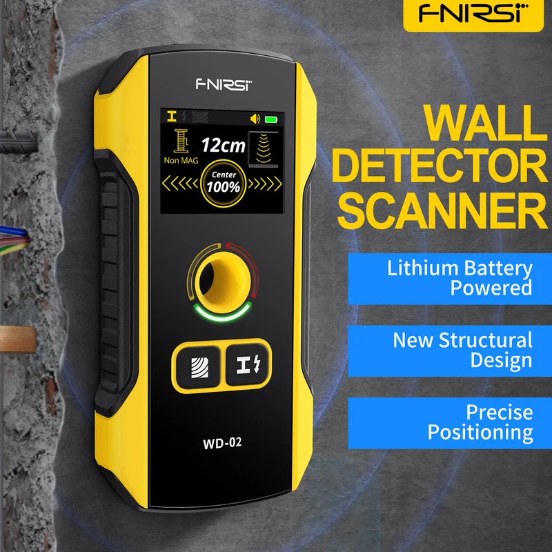 FNIRSI WD02 Wall Detector Scanners Stud Finder Positioning Hole TFT ...