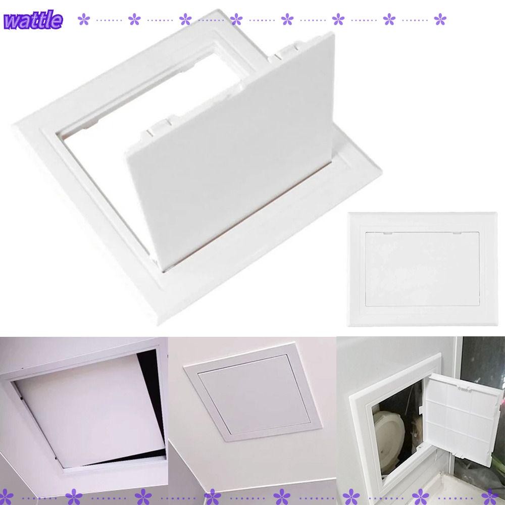 WATTLE Access Panel Door, White Plastic Opening Flap Cover Plate ...