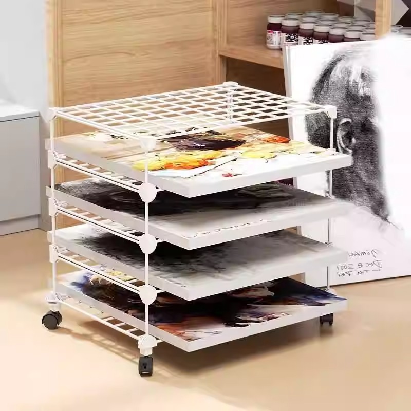 Cardboard Rack Studio Storage Rack Art Paper Cutting Drawing Paper ...