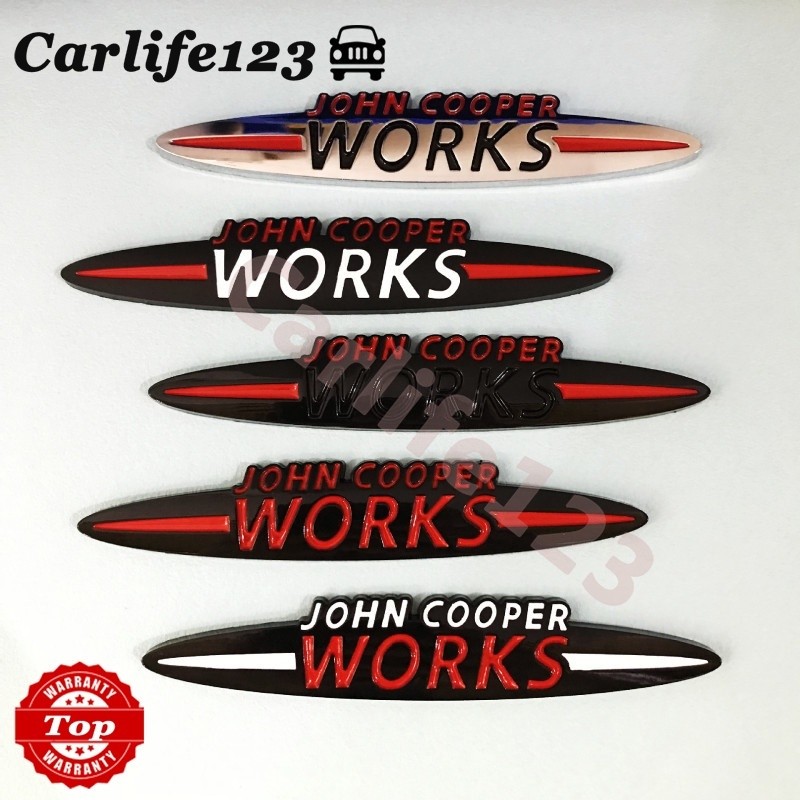 BMW MINI JOHN COOPER WORKS JCW Metal Car Sticker Emblem Badge Logo ...