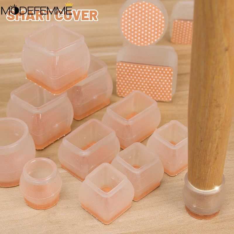 [ Featured ] 4PCS Table Leg Protective Covers - Chair Feet Guard Sleeve ...