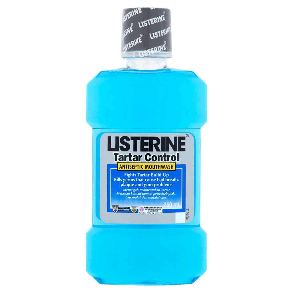 Listerine Mouthwash (250ml) - Tartar Control | Shopee Singapore