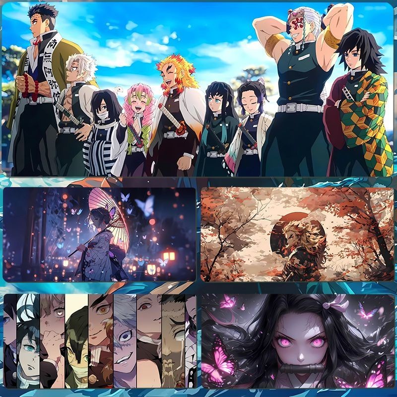 Kimetsu No Yaiba Demon Slayer Mouse Pad Extra Large Tanjiro Nezuko ...