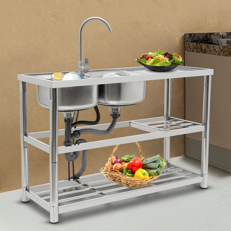 Restaurant Kitchen Sink Free Standing Commercial Kitchen Sink Set ...
