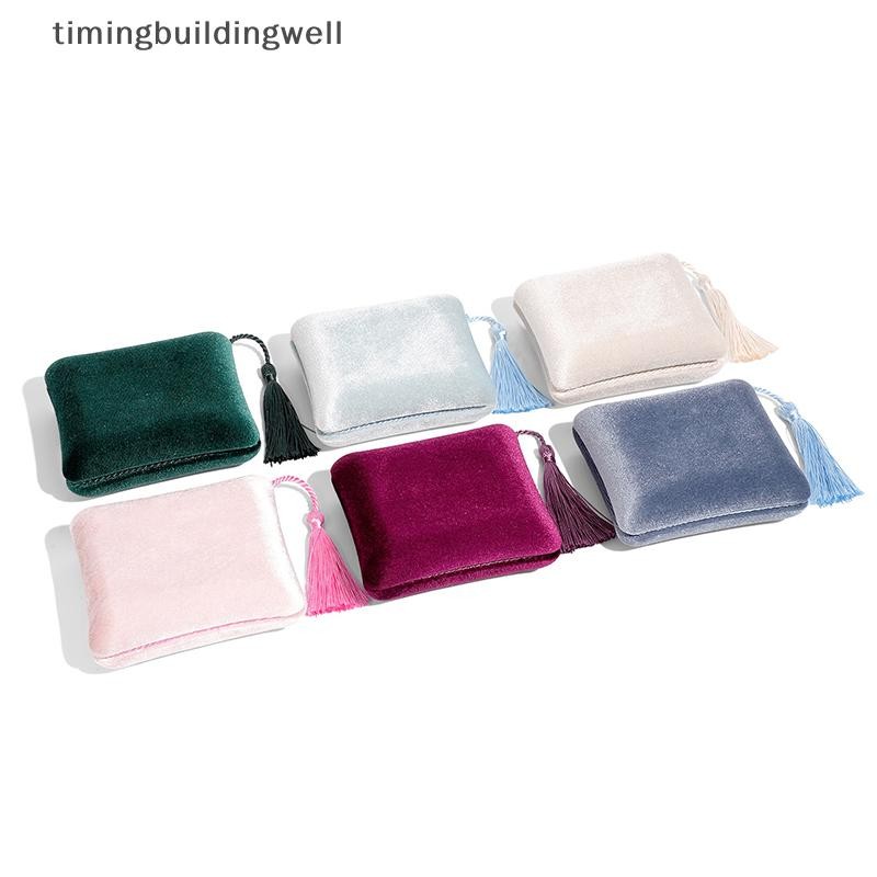 Twsg High Quality Velvet sel Jewelry Box Portable Simple Soft Jewelry ...