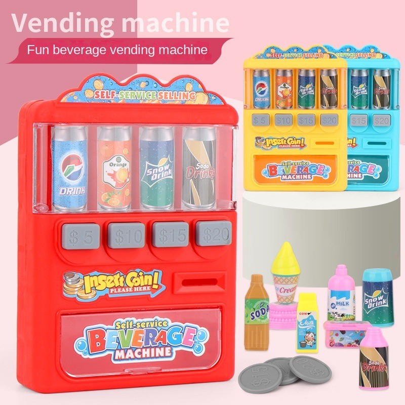 Children's Vending Machines Simulated Drinks Games Toys Educational ...