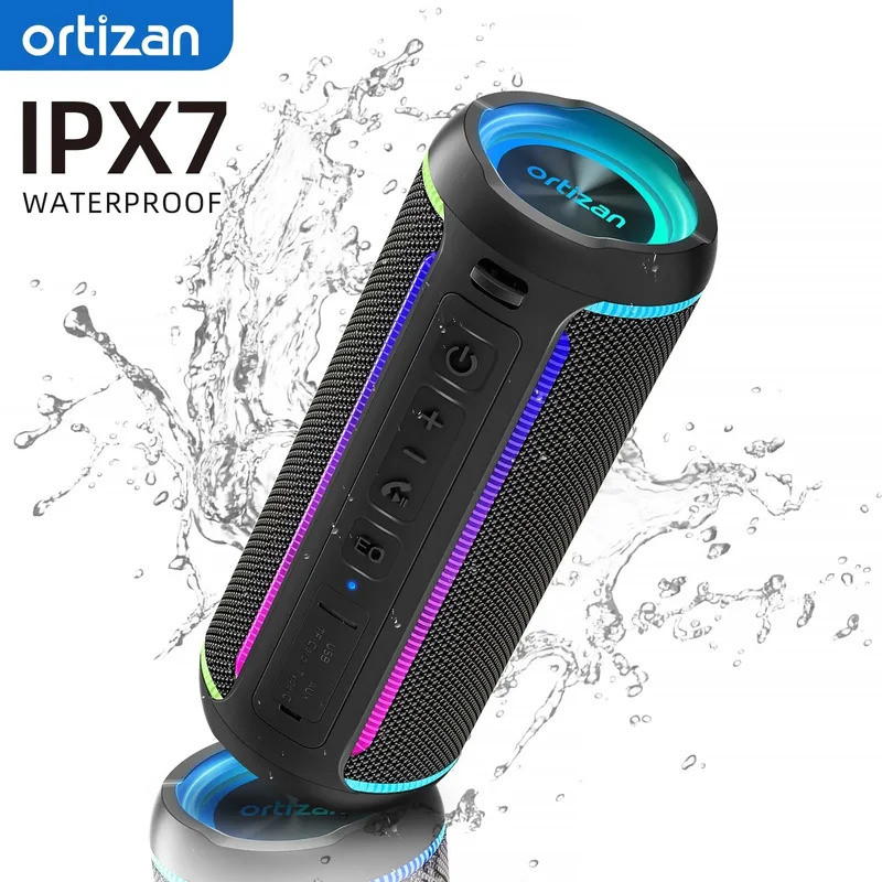 Ortizan X30 Bluetooth Speaker - Powerful 360° Sound with Impactful Bass ...