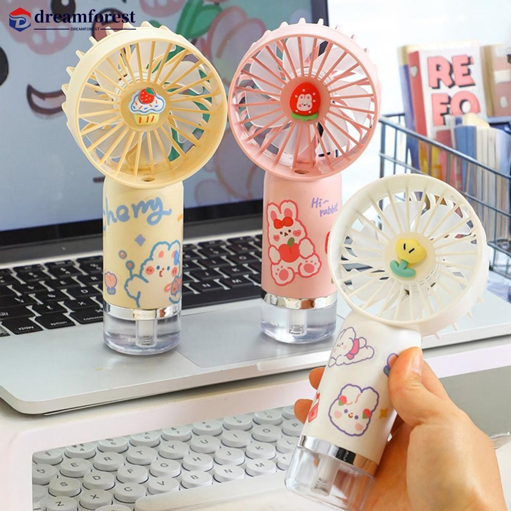 DREAMFOREST Portable 500mAh Handheld Misting Fan Ventilador con Spray ...