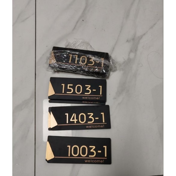 Customised Unit Sign door sign/unit number signage Customised Door Unit ...