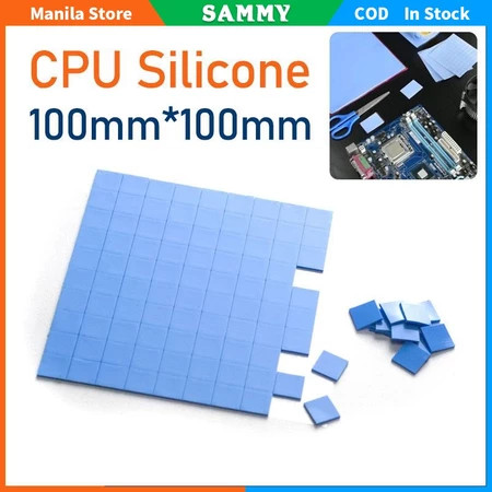 Silicone Pad Laptop Heat Sink CPU GPU SSD LED Computer Fan Cooler ...