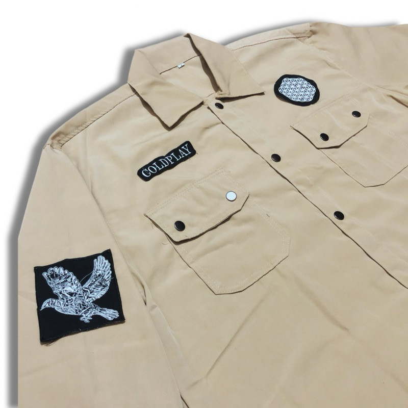 Coldplay S-XXXL Jumbo Emblem Men'S Semi Parka Jacket | Shopee Singapore