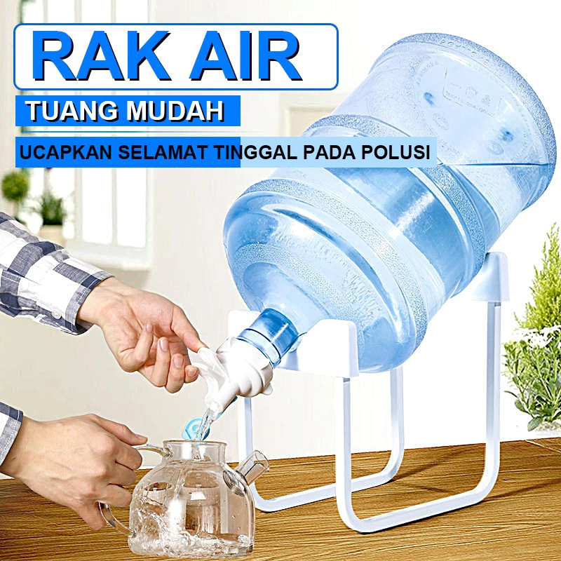 Iron Drinking Water Gallon Rack Practical U-Shaped Gallon Stand and ...
