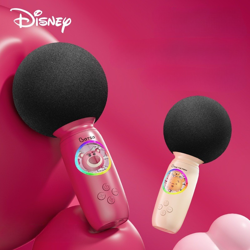 Disney TD9 Bluetooth 5.3 Microphone with RGB Light Winnie The Pooh ...
