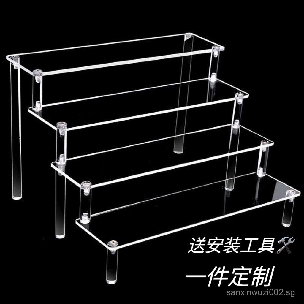 Acrylic Display Stand Pop Mart Standee Hand-Made Doll Model Toy Shelf ...