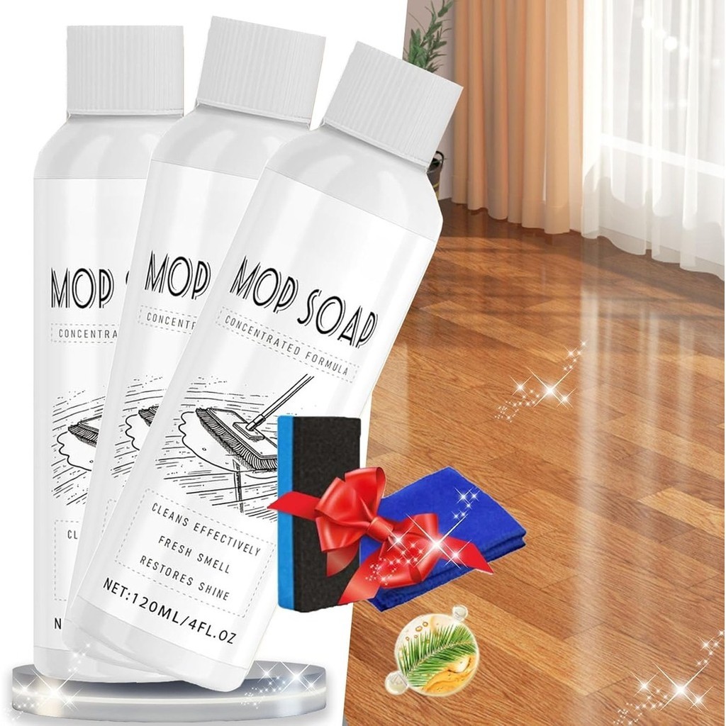 Highly Scented Mop Soap,2025 New Mop Soap for Floor Cleaning (3 set ...