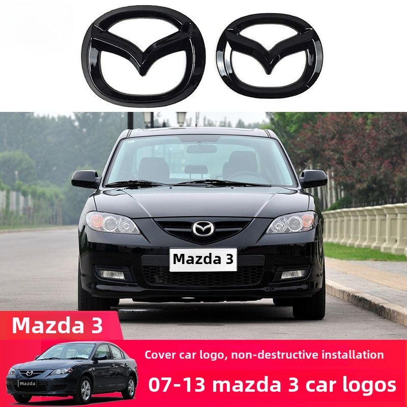 Mazda 3 Car Logo Sticker Classic Mazda 3 Black Label Anksella Next ...
