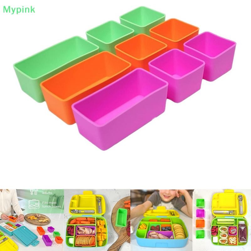 Mypink Silicone Lunch Box Dividers Bento Lunch Box Dividers Lunch ...