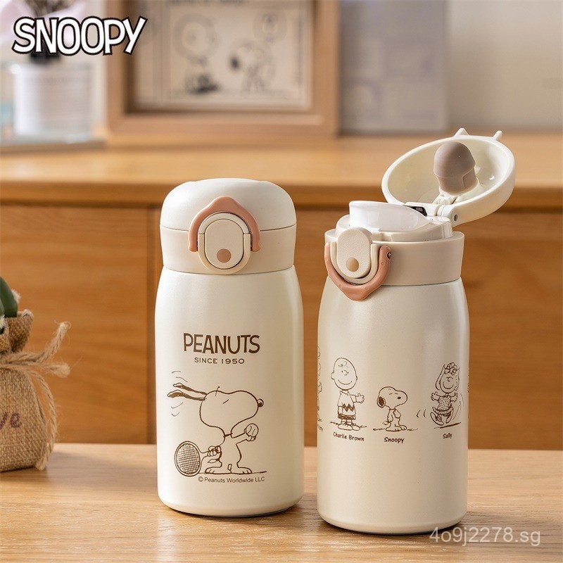 Snoopy Mini Thermal Mug Women's Portable Small316Stainless Steel Water ...